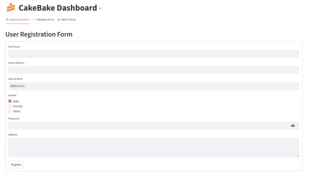 Dashboard Creation in Streamlit - Coders Helpline